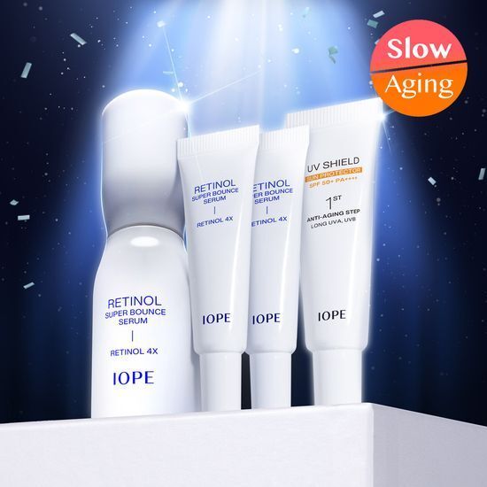 IOPE Retinol Super Bounce Serum 30ml Set (+20ml + Sun Protector 25ml) | Shopee Philippines