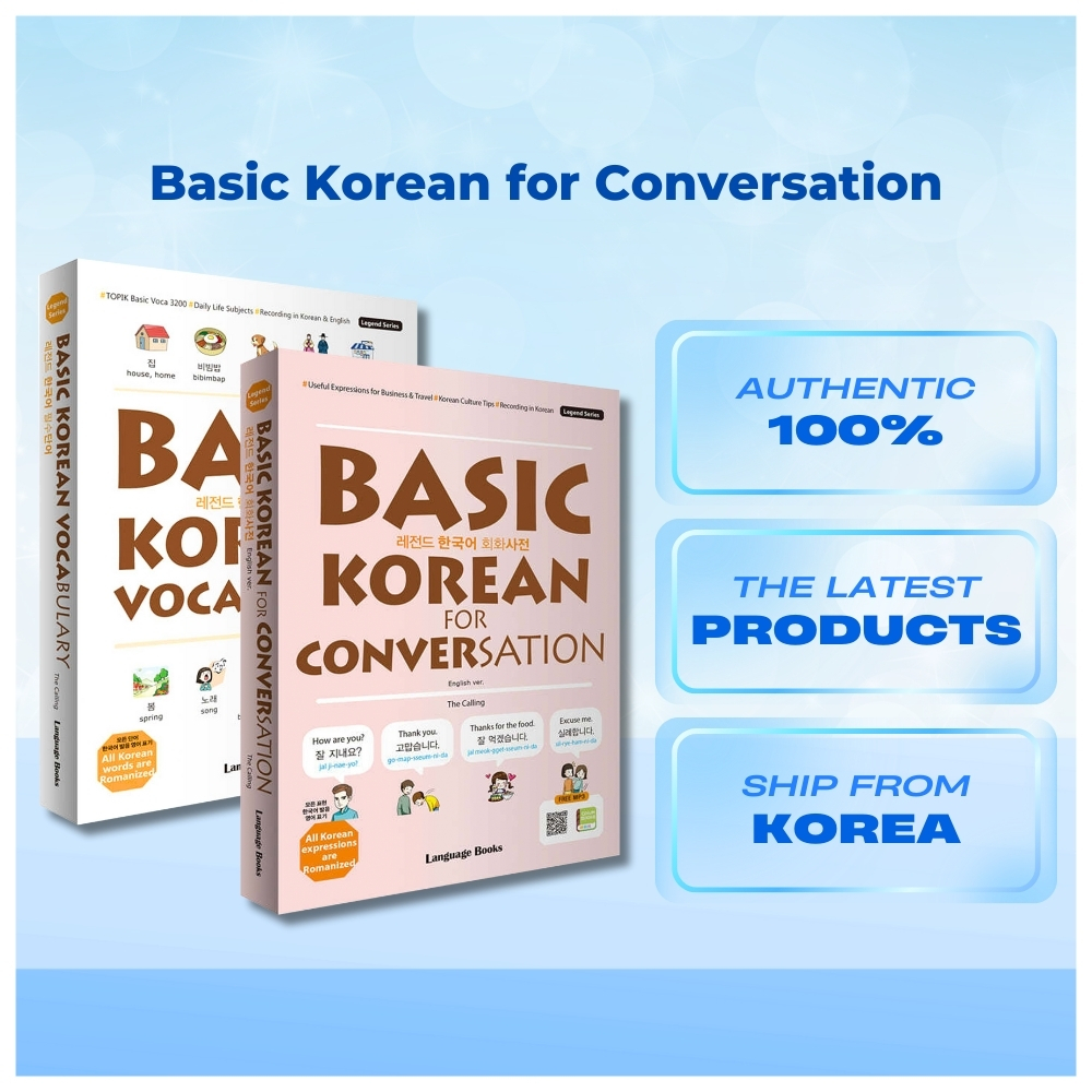 Basic Korean Conversation Book: Learn Korean Vocabulary with MP3 | Shopee Philippines