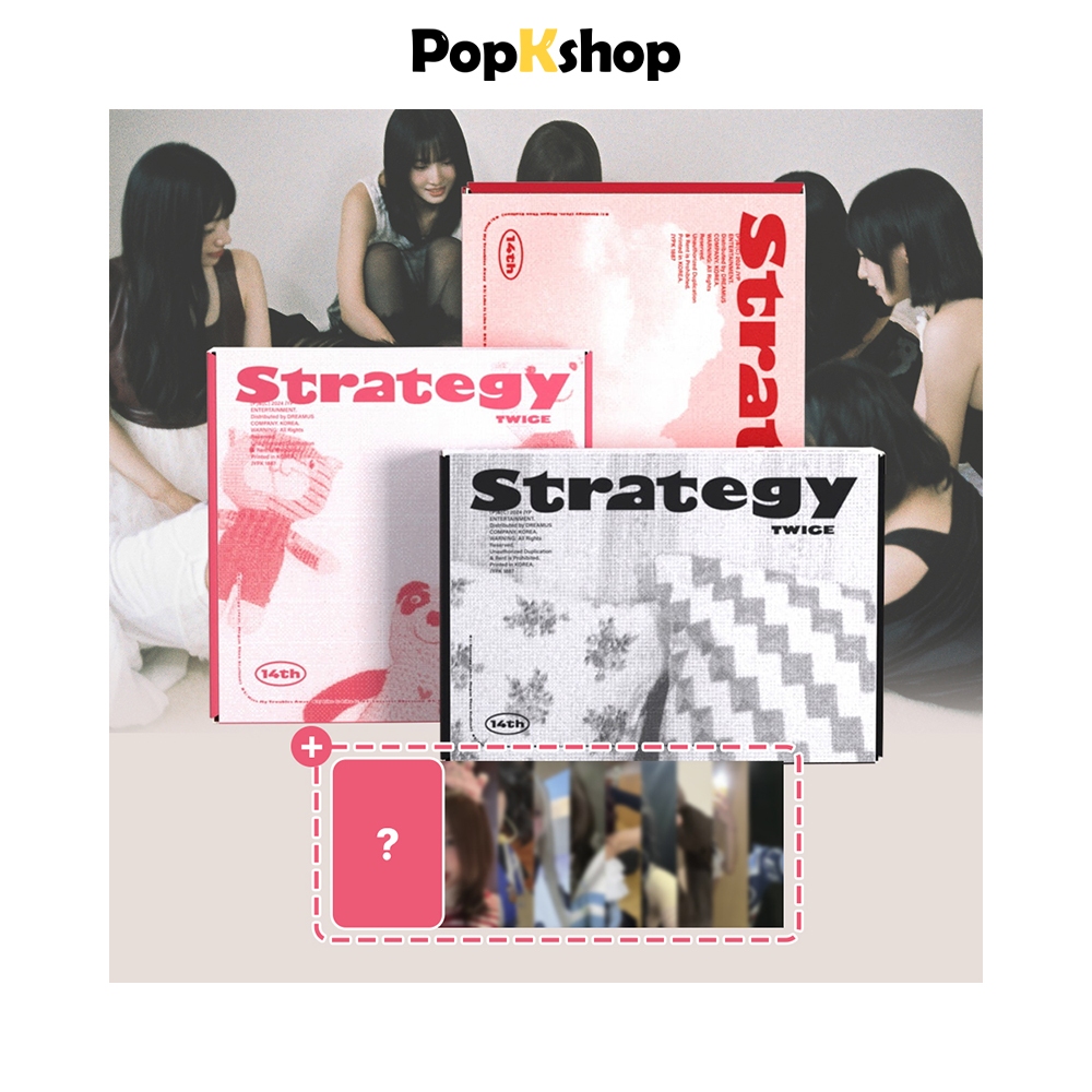 [GIFT] TWICE 14th Mini Album [ STRATEGY ] STEP 1 2 3 Ver | Shopee ...