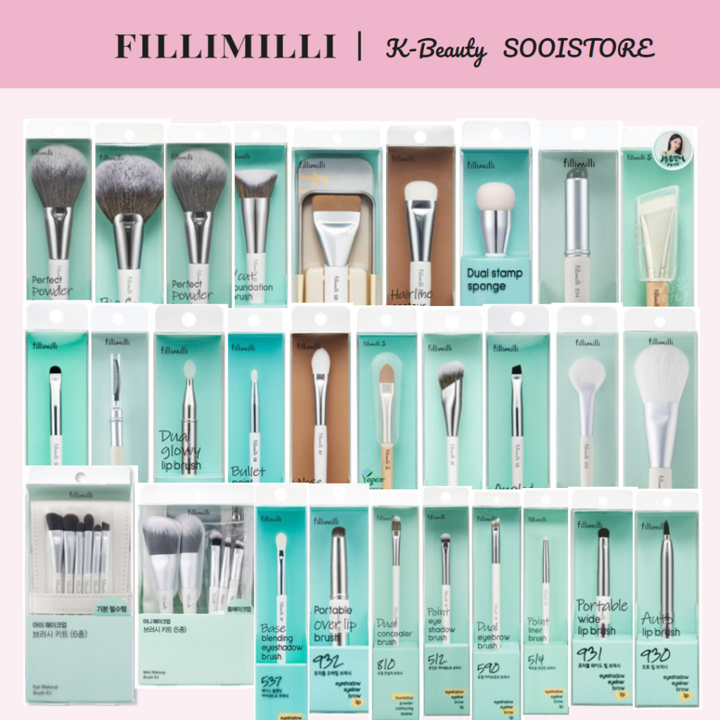 [Fillimilli] Olive Young Makeup Brush 31 types | Shopee Philippines
