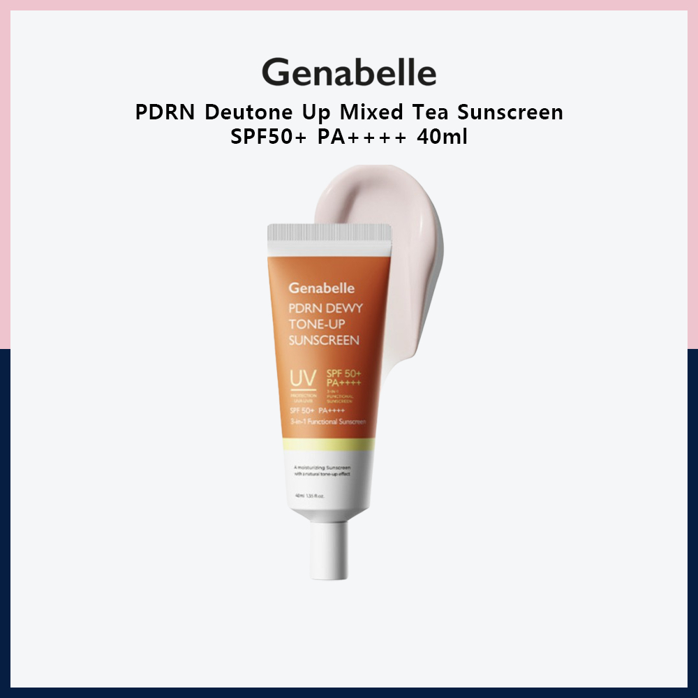 GENABELLE PDRN Deutone Up Mixed Tea Sunscreen SPF50+ PA++++ 40ml, 1ea ...