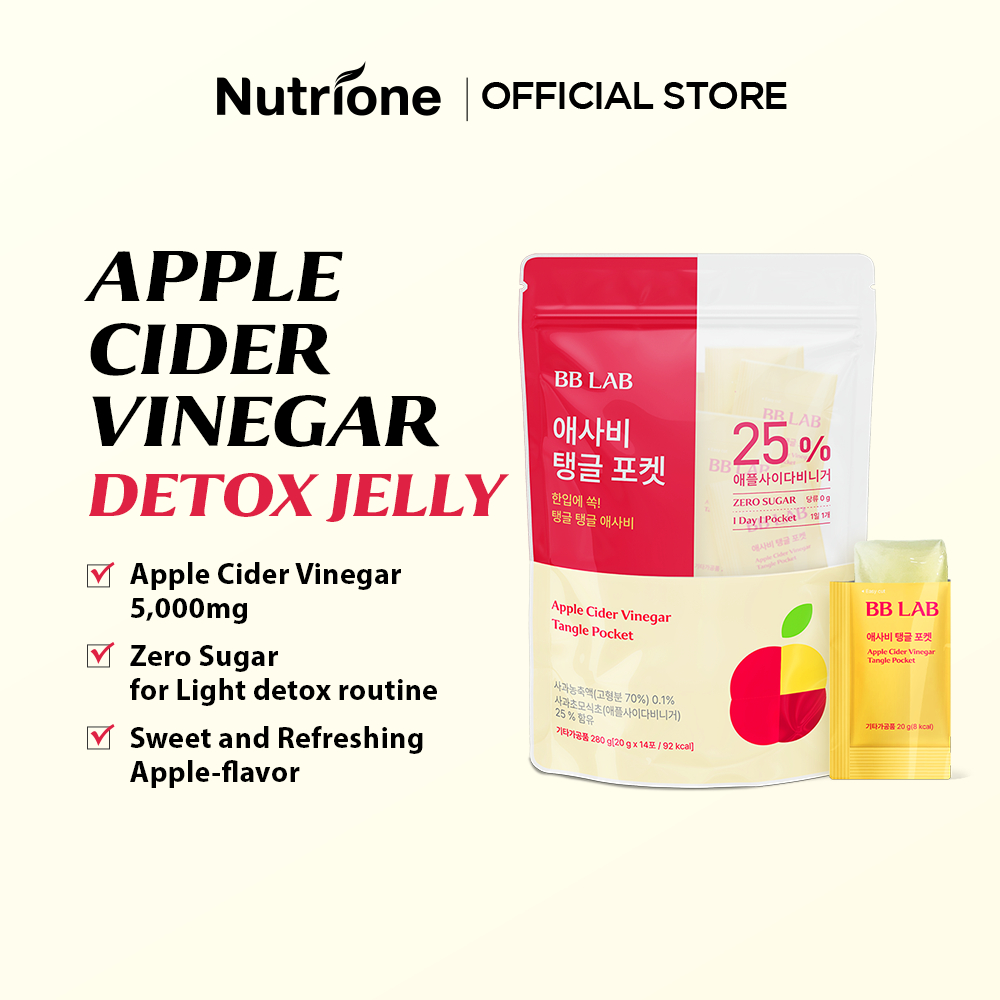 NUTRIONE BB LAB Apple Cider Vinegar Tangle Pocket Jelly (20g x 14packs ...