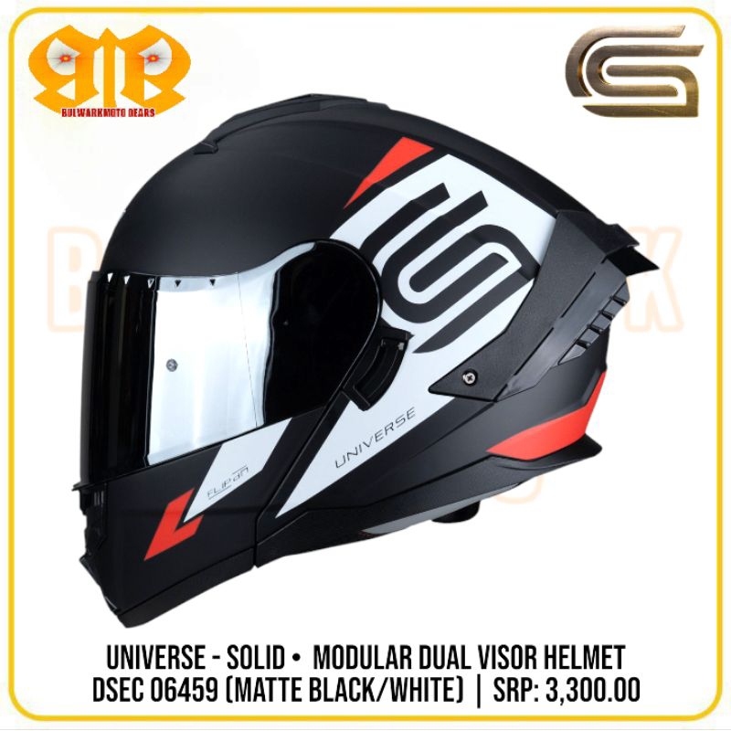 SEC Universe Modular Dual Visor Helmet | Shopee Philippines
