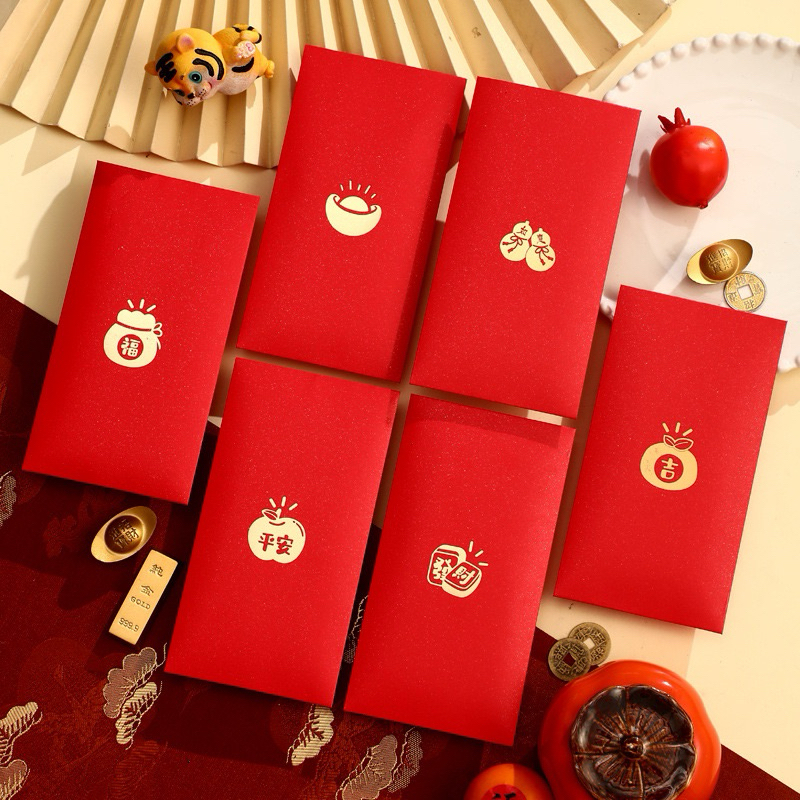 Snake Red packet 2025 cny/ Cartoon / Labubu/ Shin chan (6 piece per ...