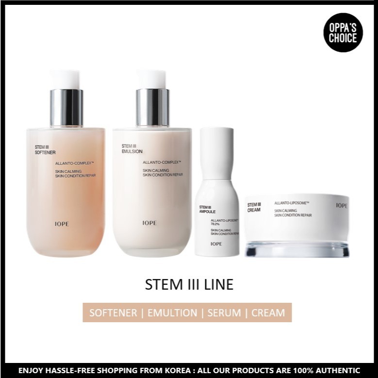 IOPE STEM III LINE (CREAM | SERUM | EMULSION | SOFTENER) | Shopee Philippines