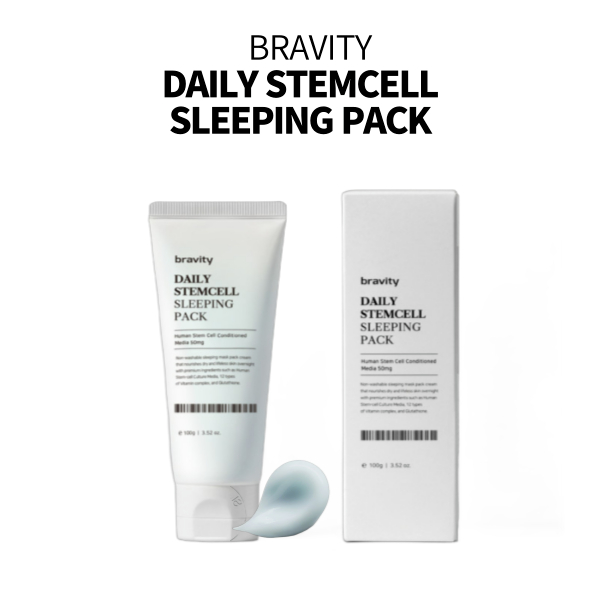 BRAVITY Daily Stem Cell Culture Medium Sleeping Pack 100g | Shopee ...