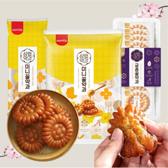 [SPC Samlip] Korean Honey Yakgwa Cookies｜Mini 70g / Mini 140g / Royal ...