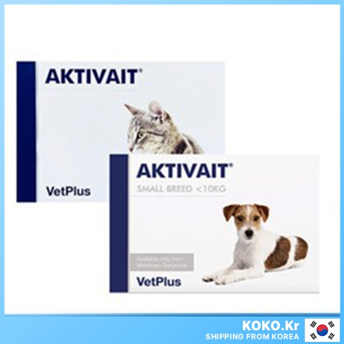 VetPlus AKTIVAIT Small Breed for Dogs / Cats 60 Capsules Nutritional ...