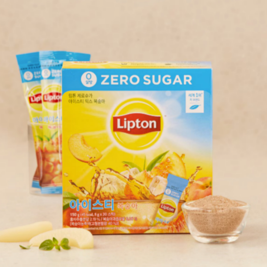 Lipton Zero Sugar Peach Iced Tea Powder Sticks | Shopee Philippines
