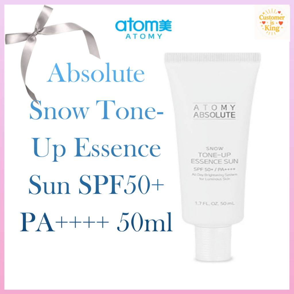 Atomy Absolute Snow Tone-Up Essence Sun SPF50+ PA+++ 50 ml / Whitening ...