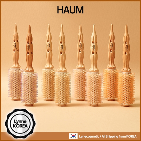 HAUM Medium Roll Brush S/M/L Hot Plate Dry Volume Don't Brush | Shopee Philippines