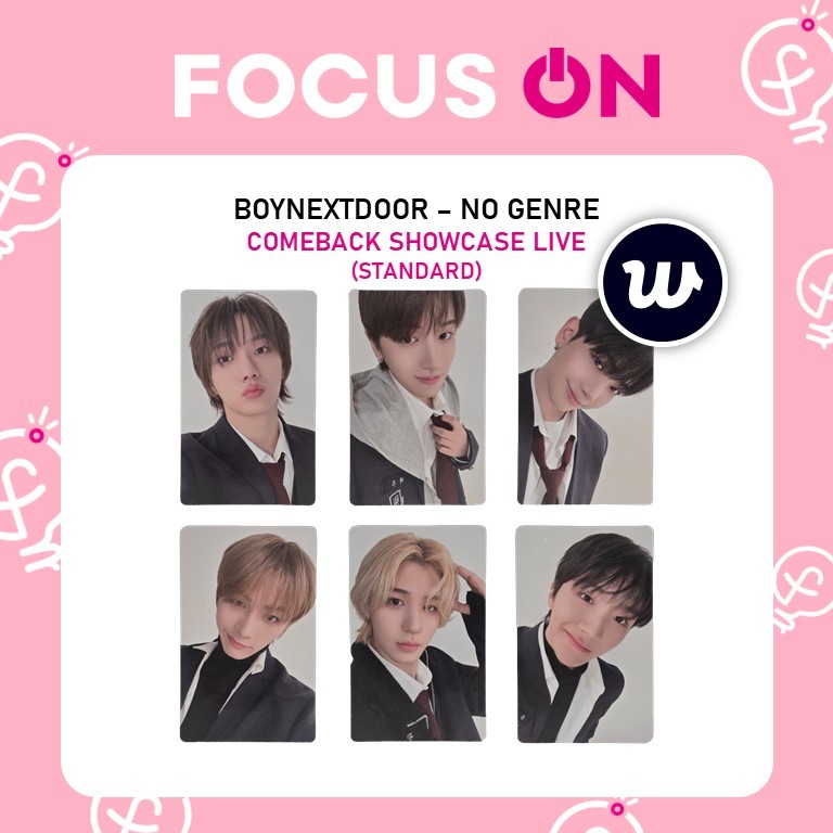 BOYNEXTDOOR COMEBACK SHOWCASE LIVE WEVERSE NO GENRE PHOTOCARD | Shopee Philippines