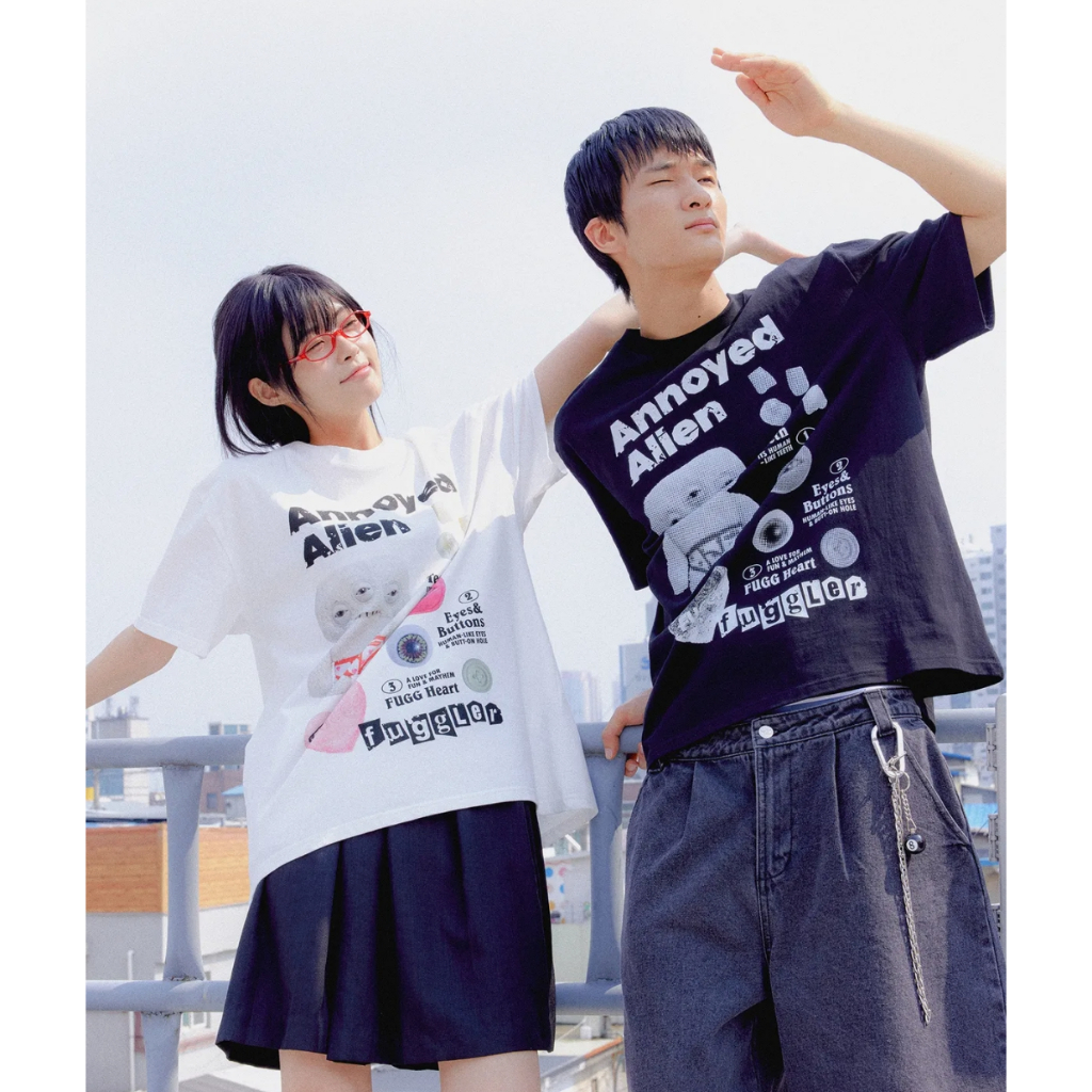 FUGGLER Alien Collage T-Shirt | Shopee Philippines