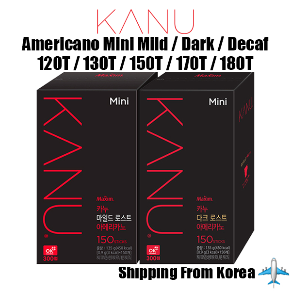 [Maxim] Kanu Americano Mini Coffee 120T / 130T / 150T / 170T / 180T ...