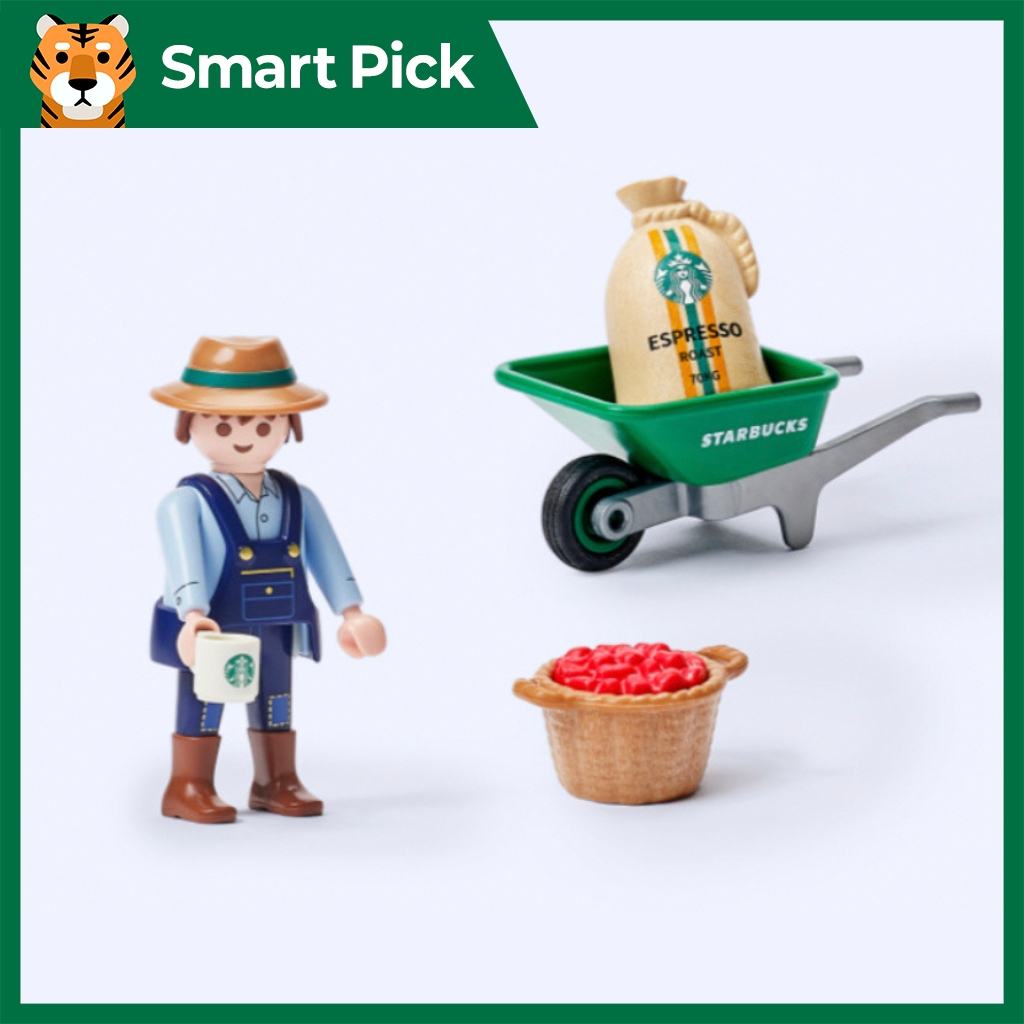 Playmobil x Starbucks – Victor Figure (Coffee Farmer Edition) | Shopee ...
