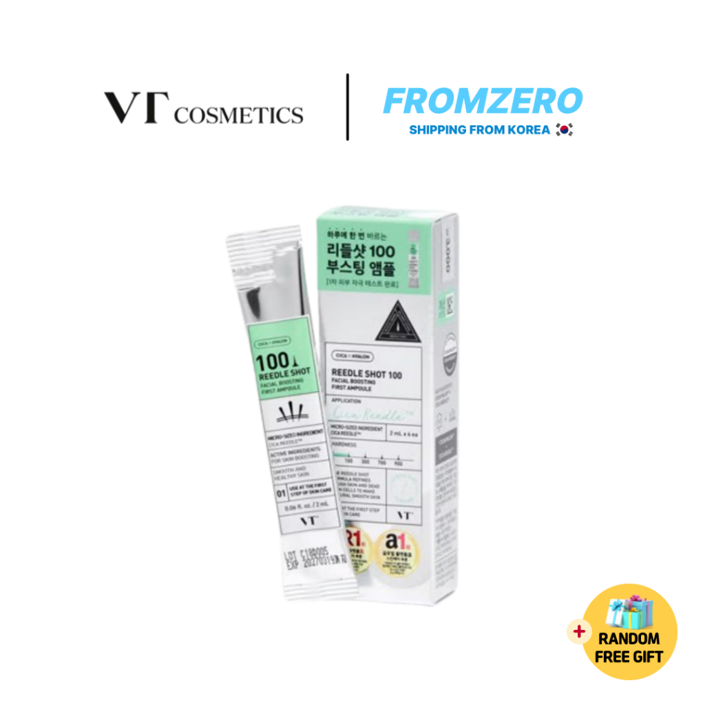 [VT cosmetics] Reedle Shot 100 Facial Boosting First Ampoule 2ml x 3ea ...