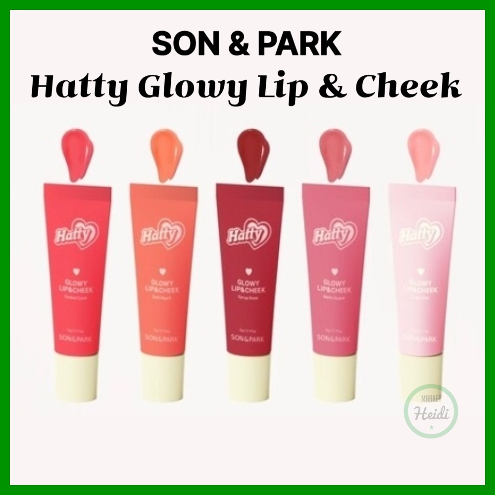 Korea 🇰🇷 SON & PARK Hatty Glowy Lip & Cheek 5g (5 colors) / son&park ...
