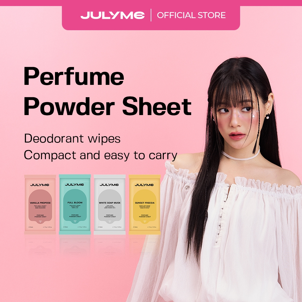 Julyme Perfume Powder Sheet 20 sheets | Shopee Philippines