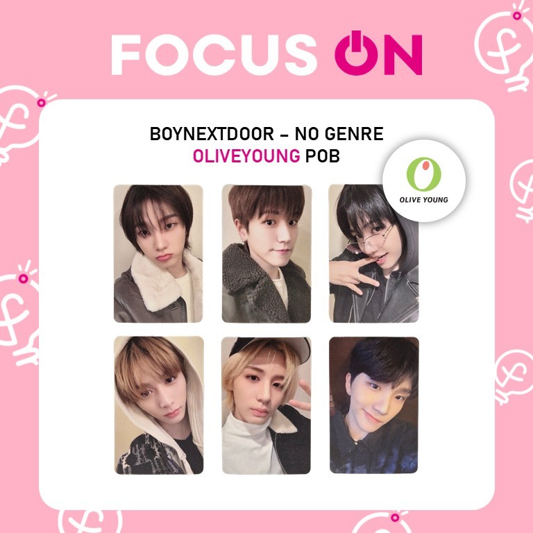BOYNEXTDOOR POB OLIVEYOUNG NO GENRE PHOTOCARD | Shopee Philippines
