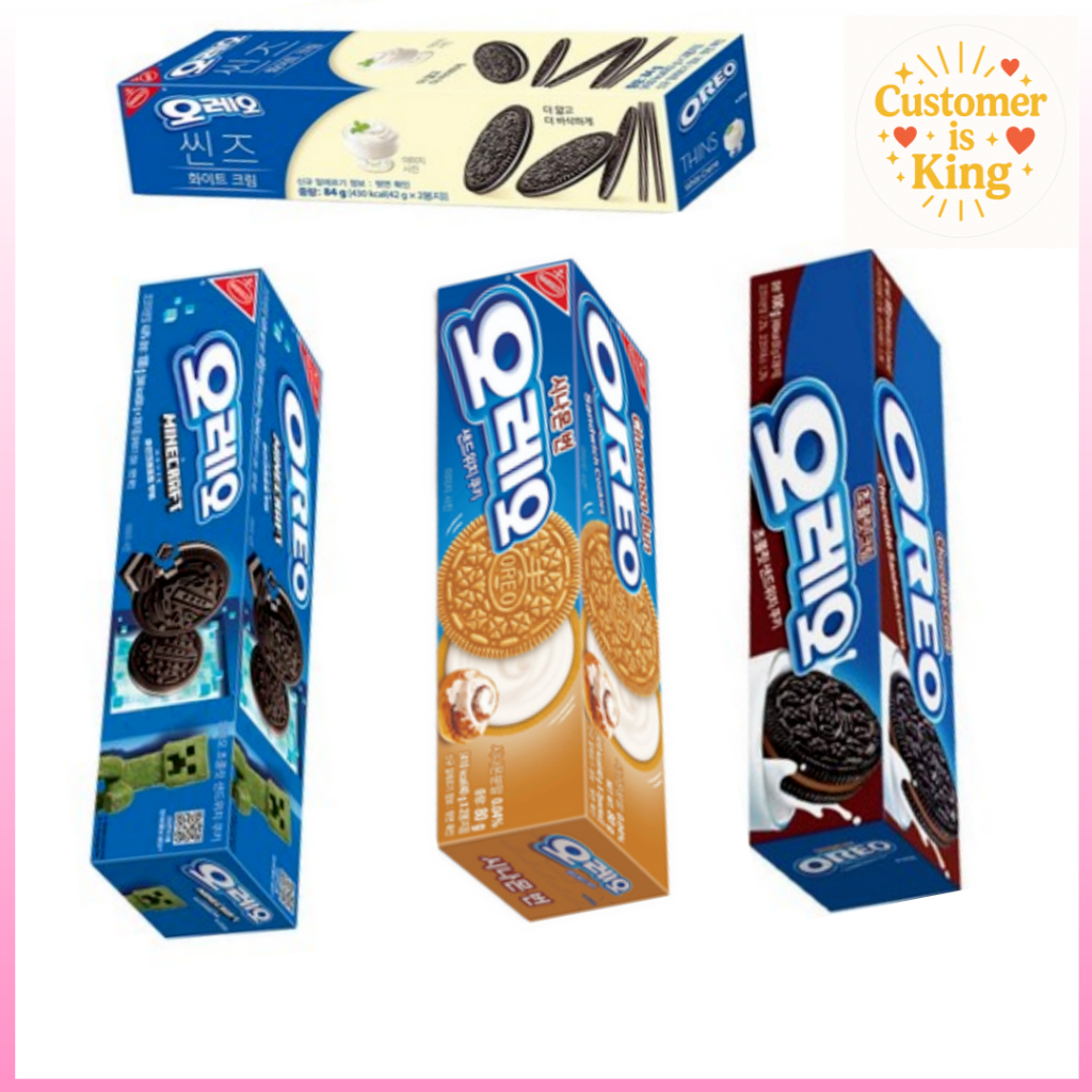 [Oreo] Oreo Chocolate Sandwich Cookie Series / Korean Cookies | Shopee ...