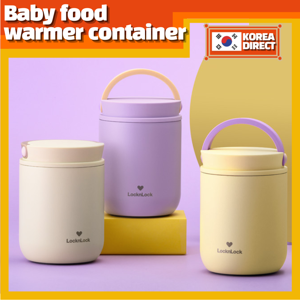 [LocknLock] Baby Food Warmer 300ml / Baby Thermal Jar Stainless Steel ...