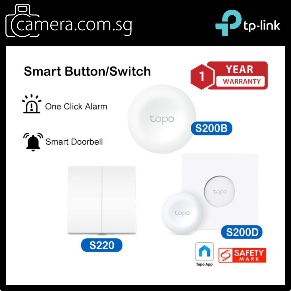 TP-Link Tapo Smart Switch Series | S220 / S200B / S200D | Wireless Button / Dimmer / Wall Switch ...