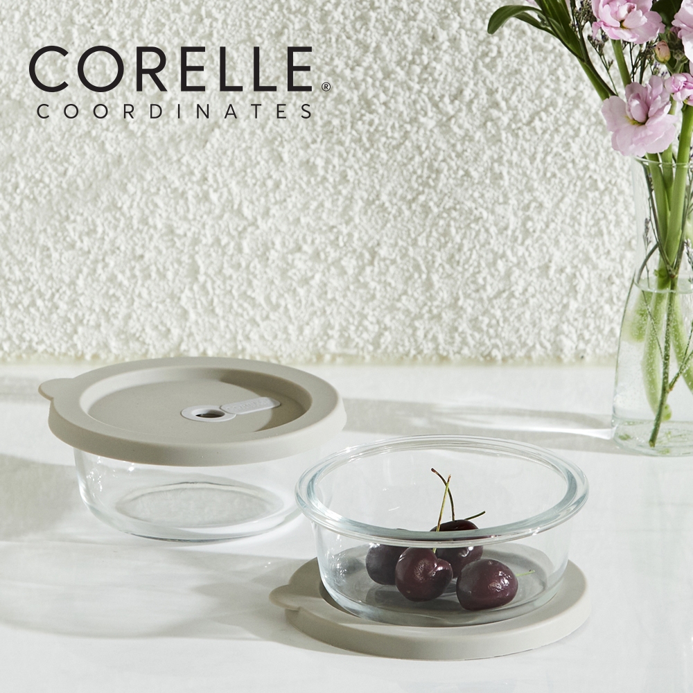 Corelle Round Glass Food Storage Container 2p (400ml) BPA Free | Shopee Philippines