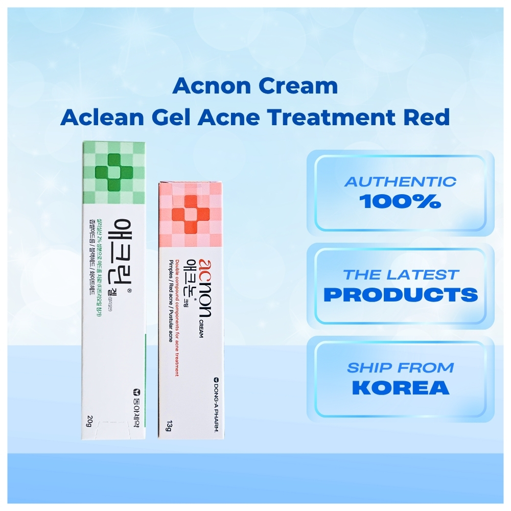 Acnon Cream Aclean Gel Acne Treatment Red acne, Pimples, Pustular acne ...