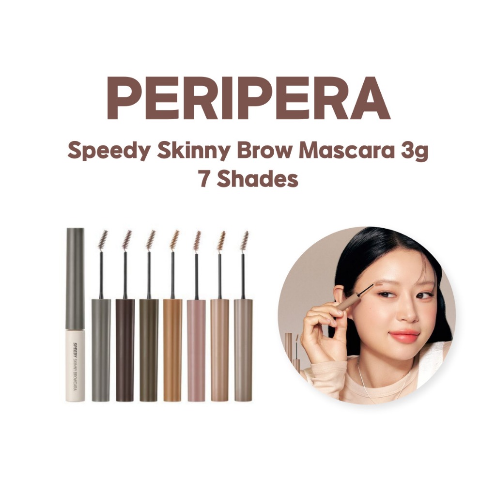 PERIPERA Speedy Skinny Brow Mascara 3g – Slim Precision Brush, Clump ...