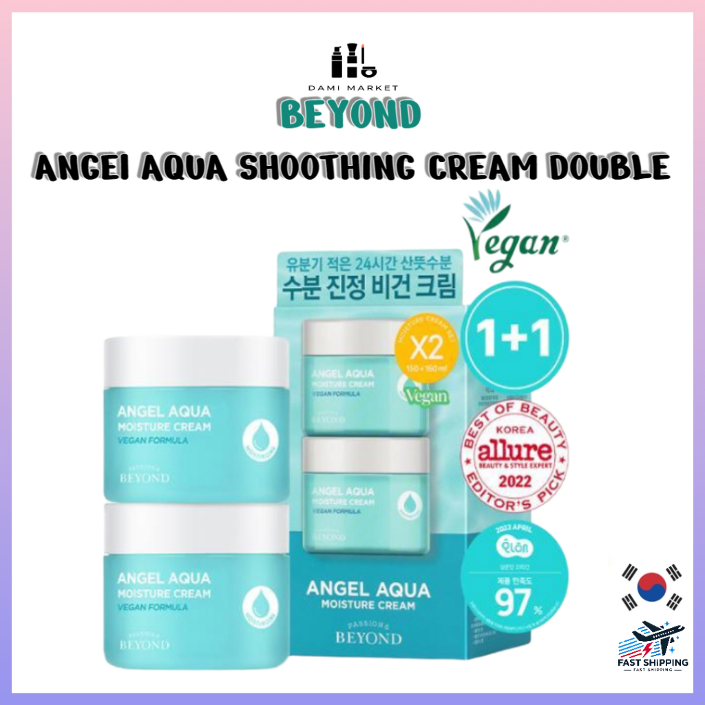 BEYOND Angel Aqua Soothing Cream Double Set (150ml x 2) – Vegan | Shopee Philippines