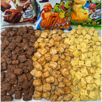 [ORION] Turtle Chips Korean Snack – Corn Soup / Caramel Popcorn / Choco ...