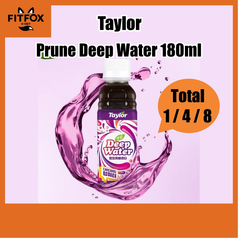 Taylor Prune Deep Water Juice Drink 180ml Original Authentic from Korea ...