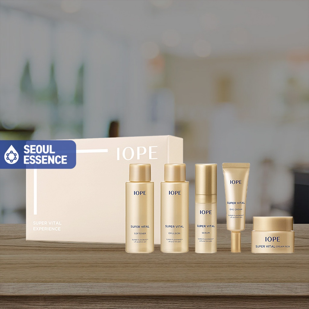 IOPE Super Vital Softener / Emulsion / Eye Cream / Serum / Cream Rich ...