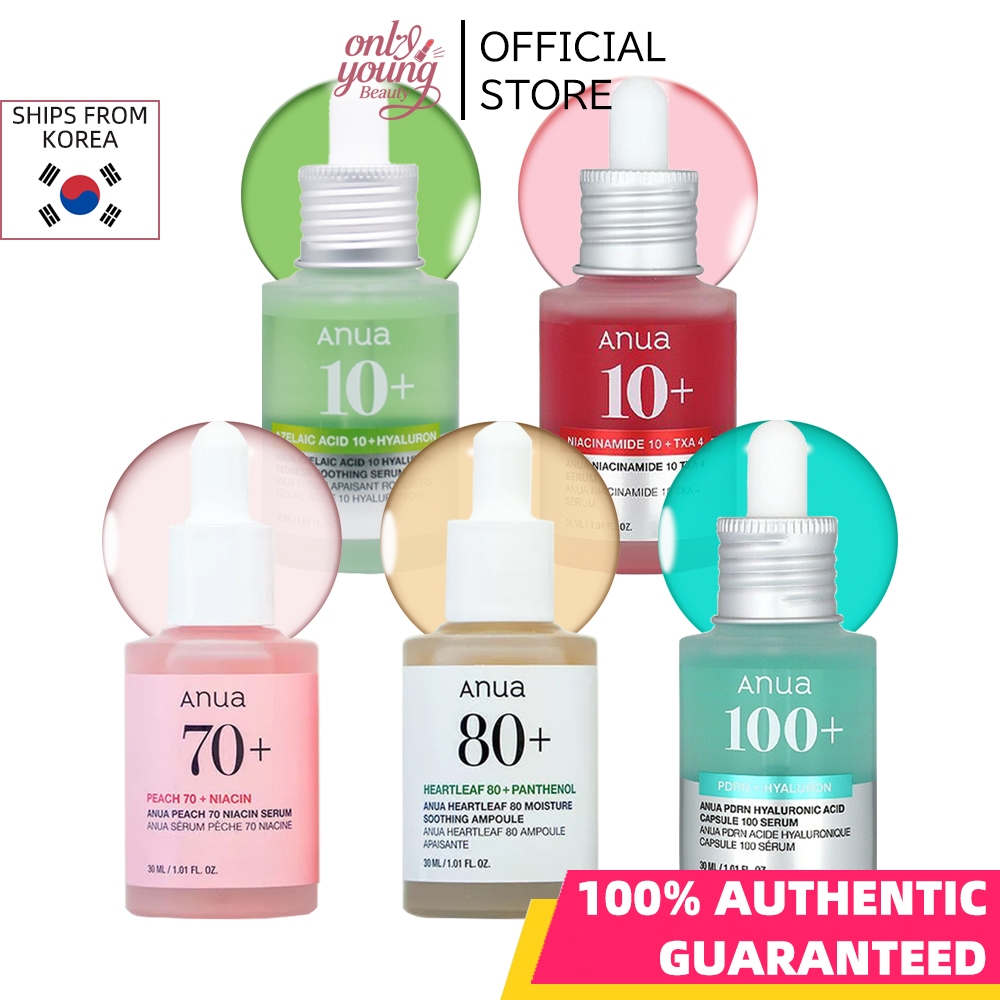 [Anua] Serum Series-Heartleaf | PDRN | Peach | Niacinamide | Rice ...