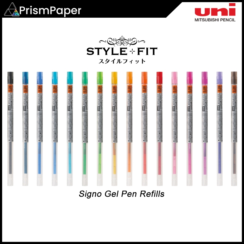 Uni Style Fit Signo Gel Multi Pen Refill (0.28mm / 0.38mm) UMR-109 ...