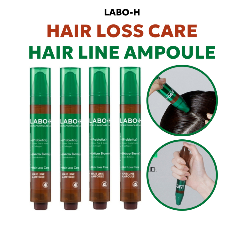 LABO-H Hair Line Ampoule 15ml - Hair Growth, Anti Hair Loss, Scalp ...
