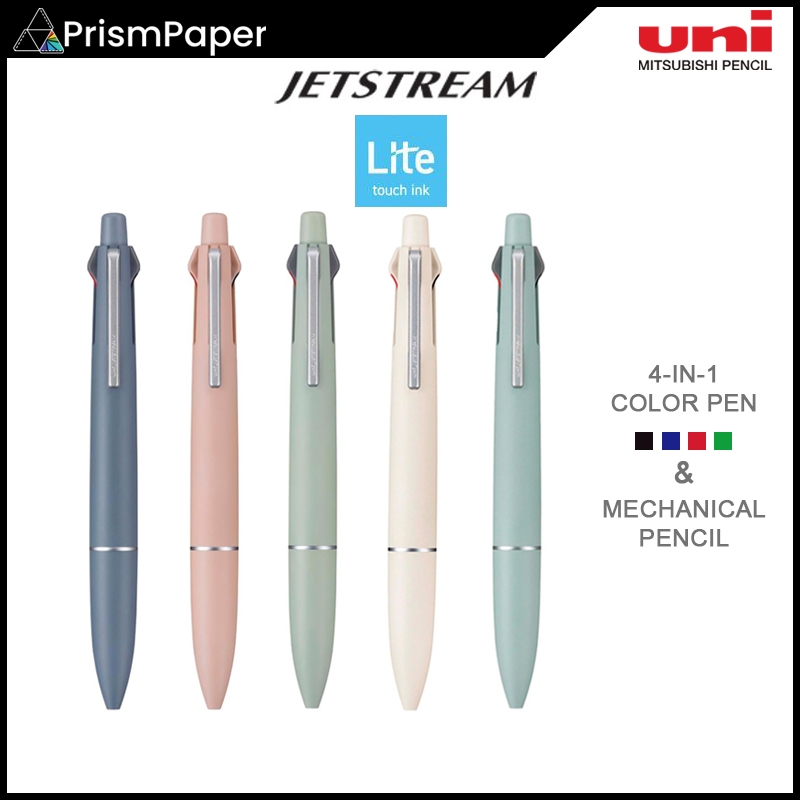 Uni Jetstream Lite Touch Ink Multi-function Pen 4&1 (4 Color Ink ...