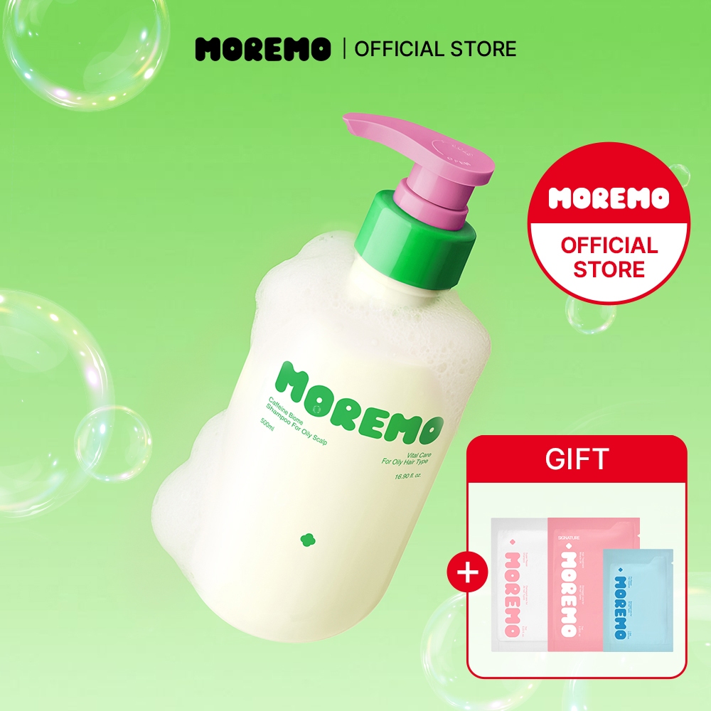 MOREMO Caffeine Biome Shampoo For Only Scalp 500ml(Gift 3 free sample sachets) | Shopee Philippines