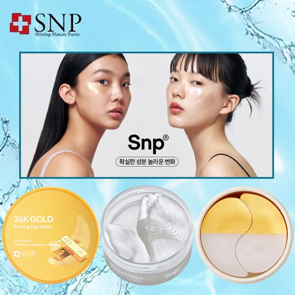 [SNP] Eye Patch Set – 24K Gold Collagen / Dual Brightening ...