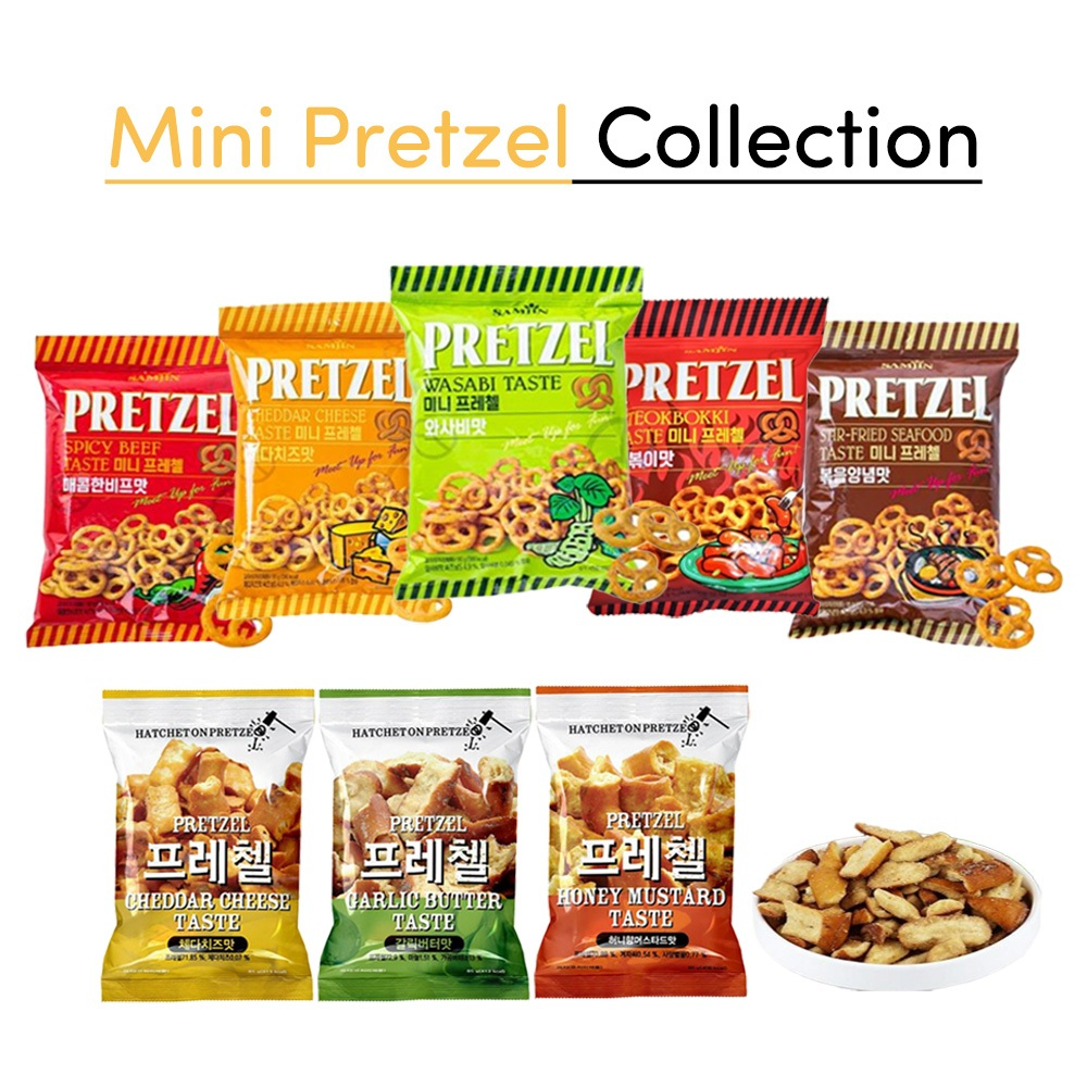 [Korean Pretzel Snack Series] 70g / 85g ｜Cheddar Cheese / Wasabi ...