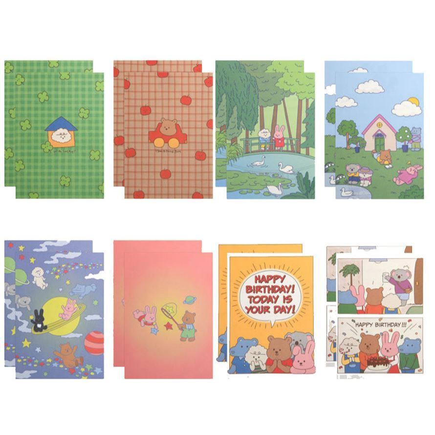 [Made in Korea] Letter Paper Set Writing Paper with Envelopes Set ...