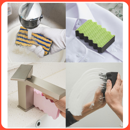 DAISO Japan Premium Sponge Series (For Tiles / Laundry / Faucet ...
