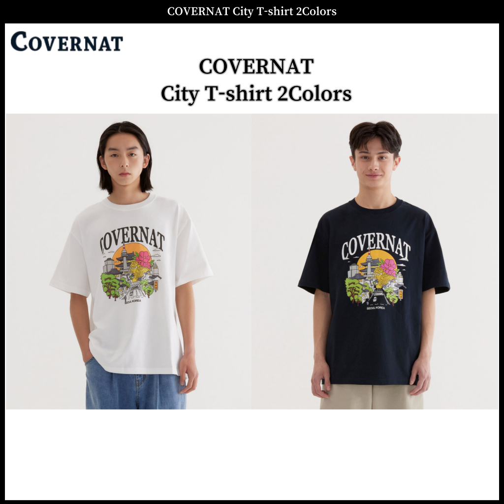 COVERNAT City T-shirt 2Colors | Shopee Philippines
