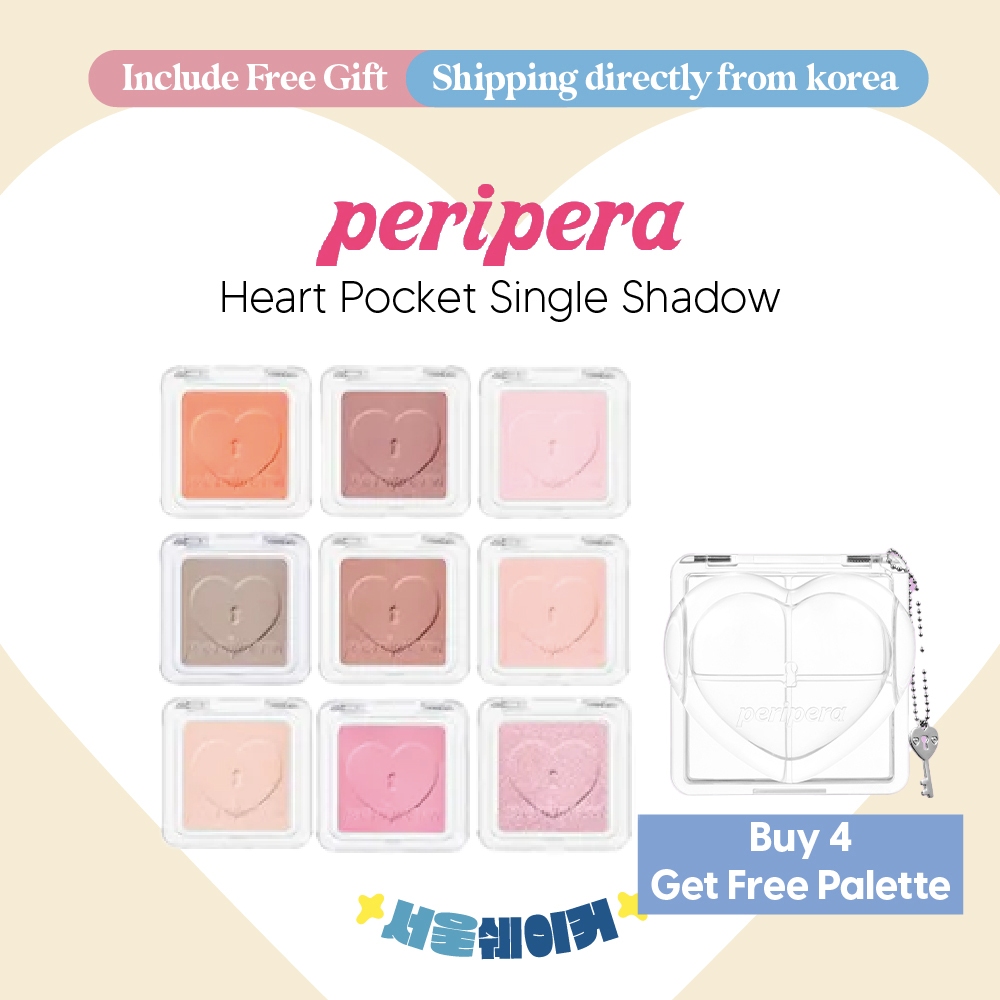 [Peripera] Heart Pocket Single Shadow (20shade) | Shopee Philippines