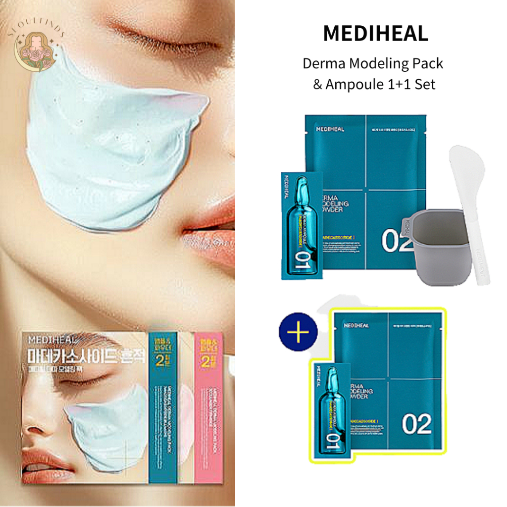 MEDIHEAL Derma Modeling Pack & Ampoule 1+1 Set (Madecassoside ...
