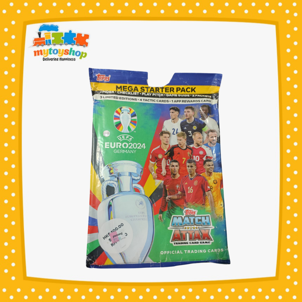 Topps Match Attax Official EURO 2024 Mega Starter Pack ( Torn Packaging ...