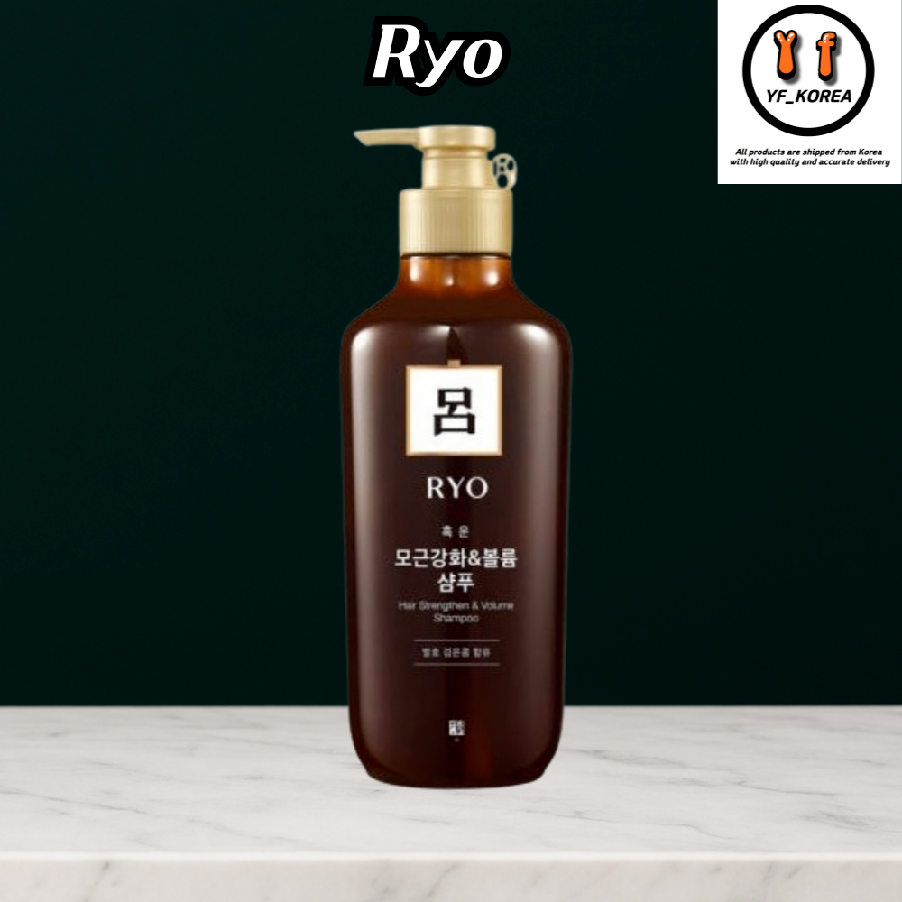 Ryo Black Ginseng Root Strengthening Volume Care Shampoo 550ml | Shopee Philippines