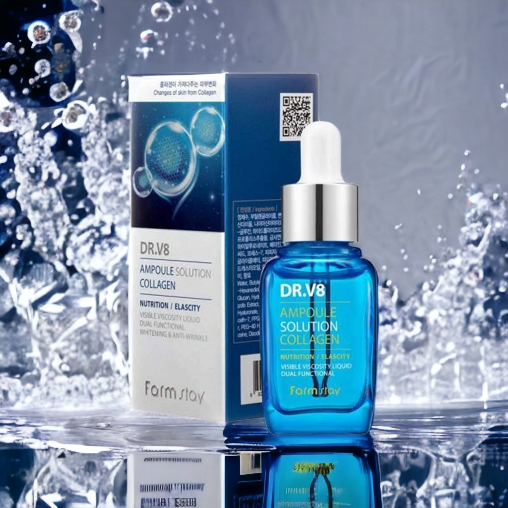 Farmstay Dr.V8 Ampoule solution Collagen 30ml | Shopee Philippines