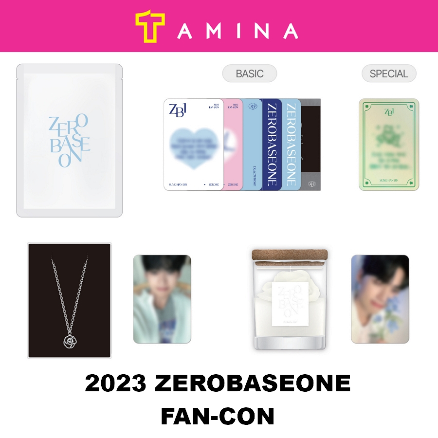 ZEROBASEONE 2023 FAN-CON Official Trading Card, Necklace, Candle | Shopee Philippines