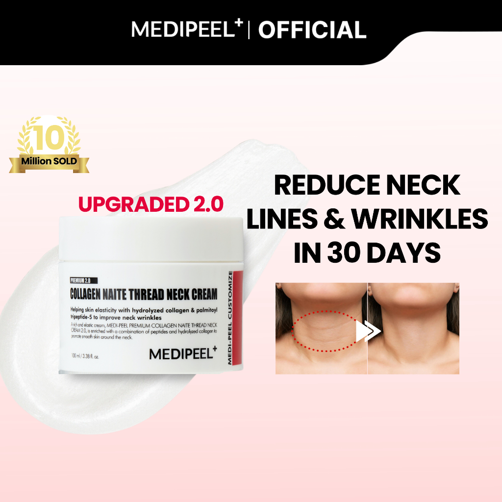 MEDIPEEL Premium Naite Thread Neck Cream 2.0 (UPGRADED) 100ml, Anti ...